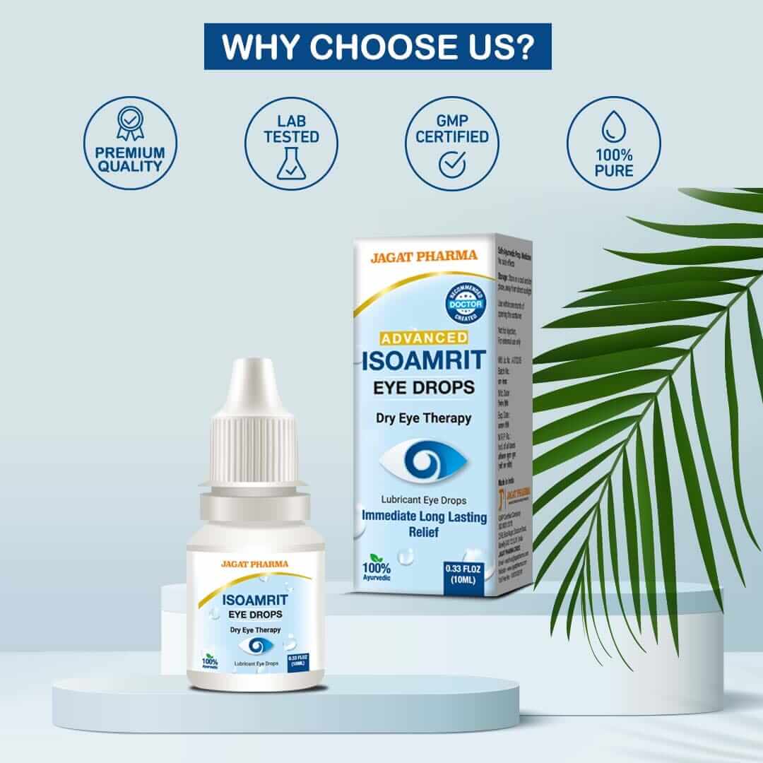 ISOAMRIT Ayurvedic Eye Drops for Dry Eyes- 10ml – Jagat Pharma