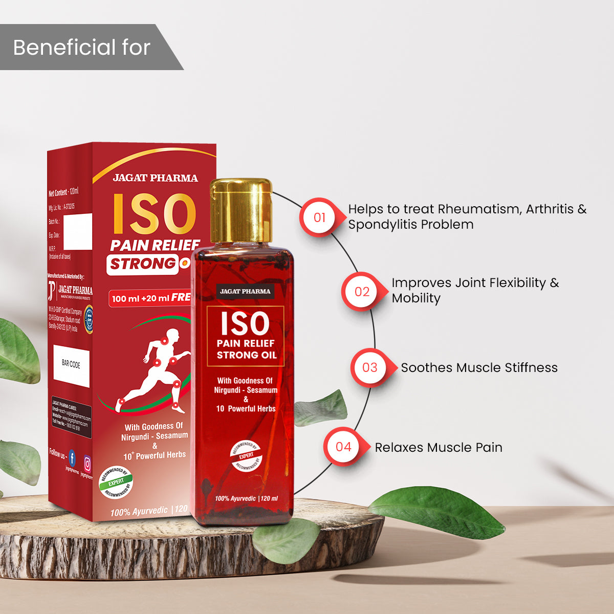 Iso Pain Relief Strong Oil – Jagat Pharma