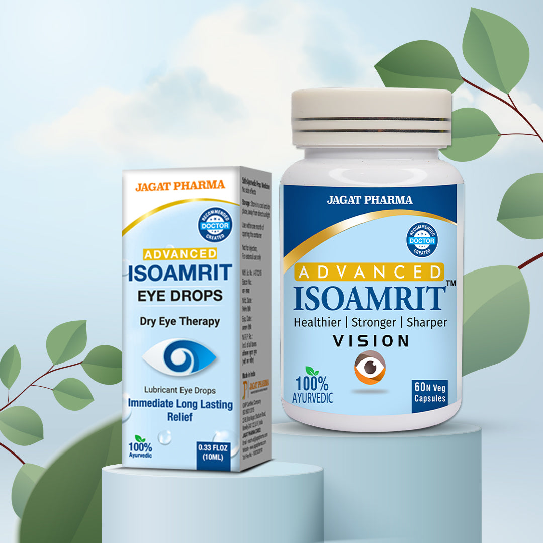 Iso Amrit Eye Drop + Iso Amrit Capsules Combo: Dual Action Relief From ...